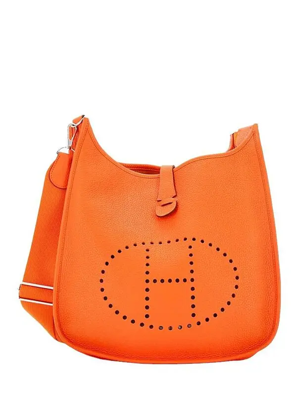 Hermès Gm Evelyne Bag Gen Iii Clemence - Orange