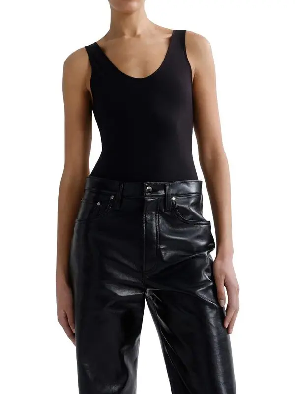 AGOLDE Tora Bodysuit - Black