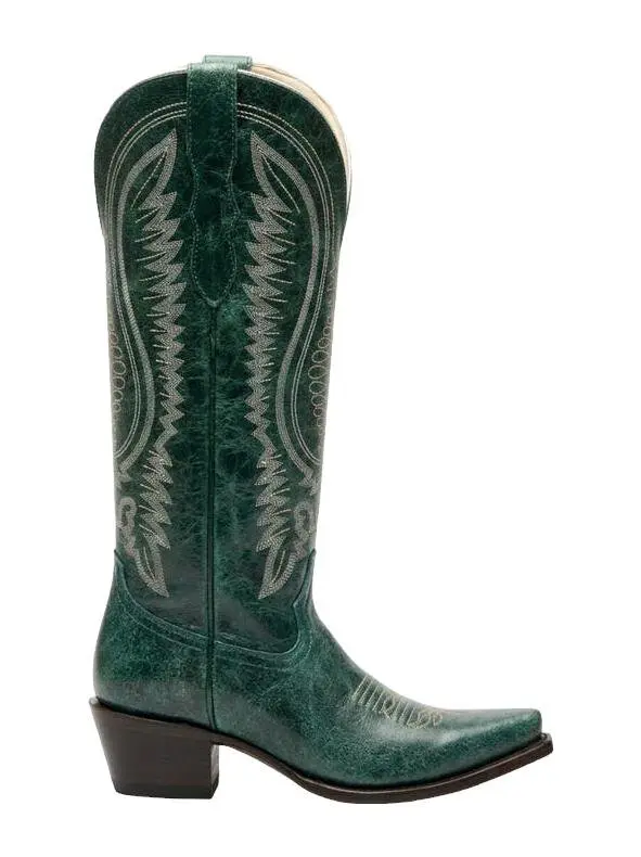 NORTALIE Western Cowboy Boots - Agave