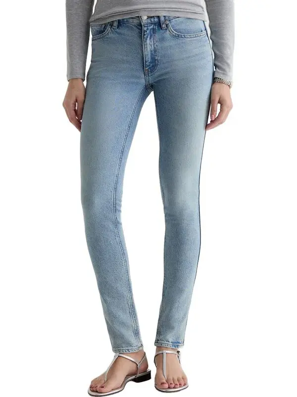 Ag Quinn Low-rise Cigarette Jeans - Angelic