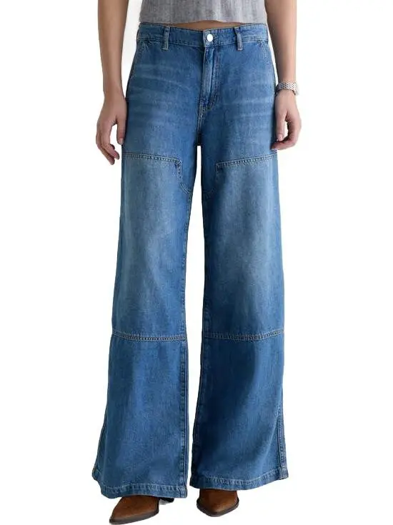Ag Stella High Waist Wide Leg Jeans - Galaxy