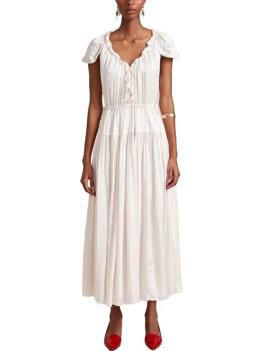 LA LIGNE Sienna Maxi Dress - Ivory