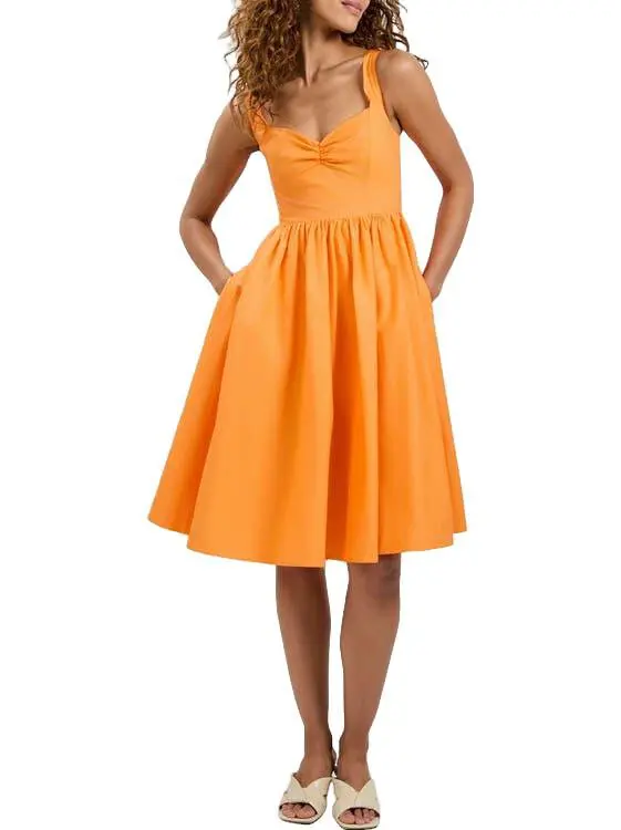 Trina Turk Mirabello Dress - Aulenti Orange