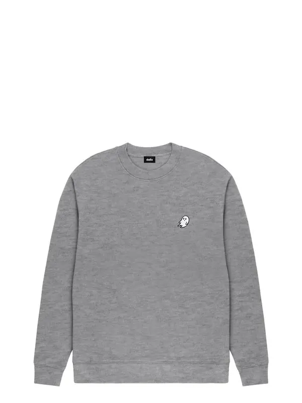 DALIX Relaxed Fit Fleece Crewneck Sweatshirt - Athletic Heather