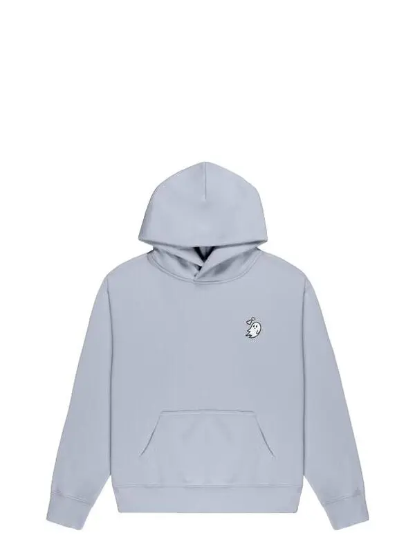DALIX Relaxed Fit Fleece Pullover Hoodie - Powder
