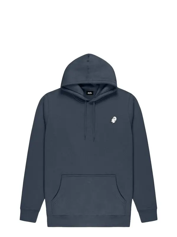 DALIX Fleece Hooded Sweatshirt - Petrol Blue