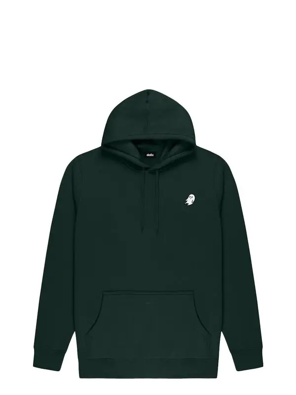 DALIX Fleece Hooded Sweatshirt - Pine Green