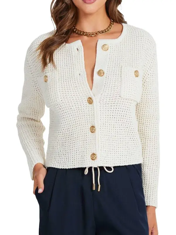 BISHOP + YOUNG Dakota Cardigan - Ivory