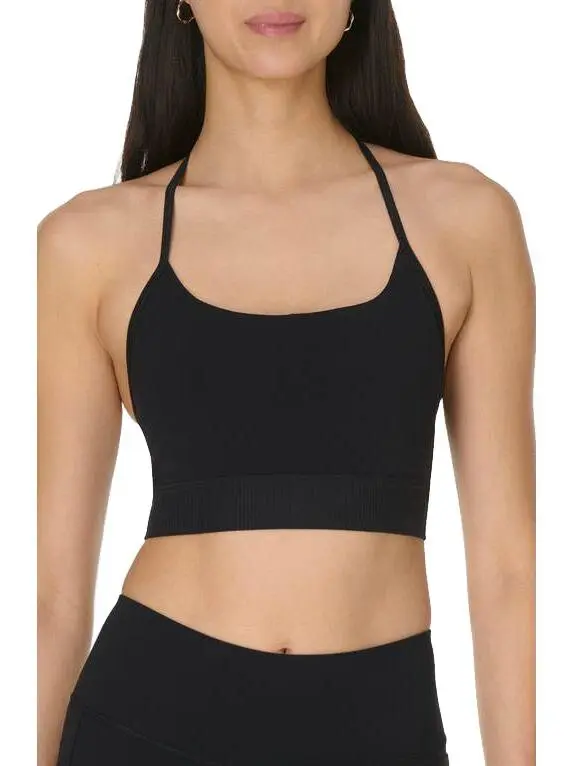 Sweaty Betty Ultimate Studio Ribbed Sports Bra - Black
