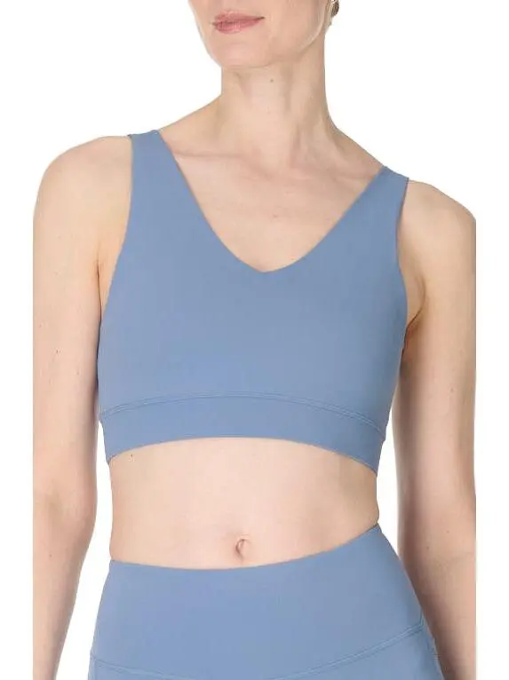 Sweaty Betty Ultimate Studio Voop Sports Bra - Luxe Blue