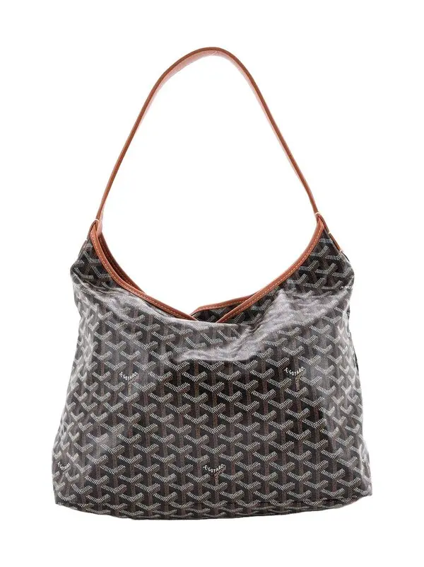 Goyard Boheme Hobo Coated Canvas - Brown