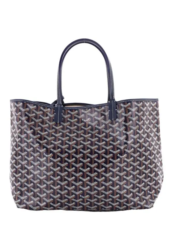 Goyard Saint Louis Pm Tote Coated Canvas - Blue