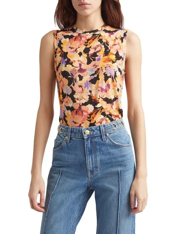 Ulla Johnson Ines Sleeveless Top - Night Bloom
