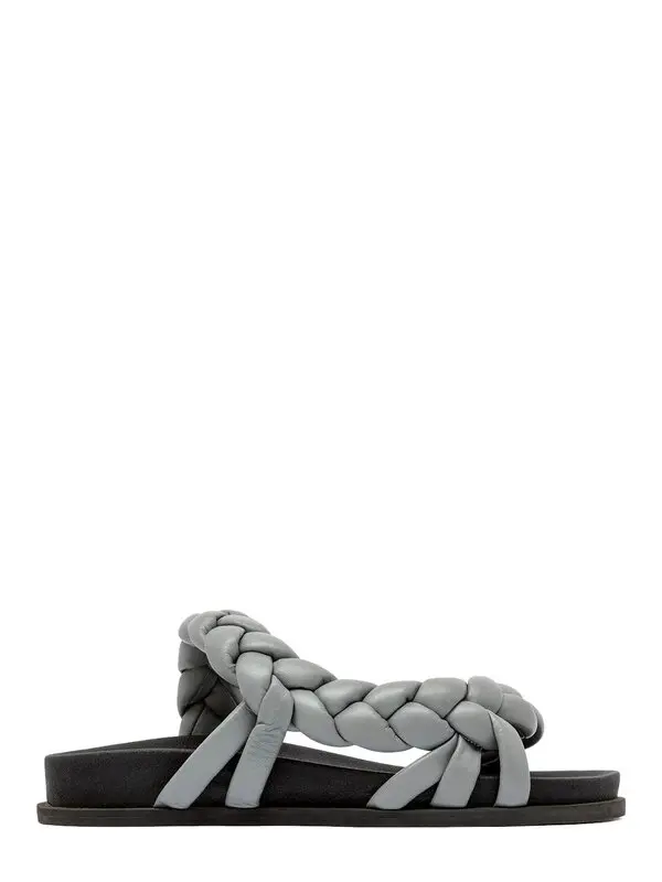 ALTA Corinna Braided Sandals - Grey