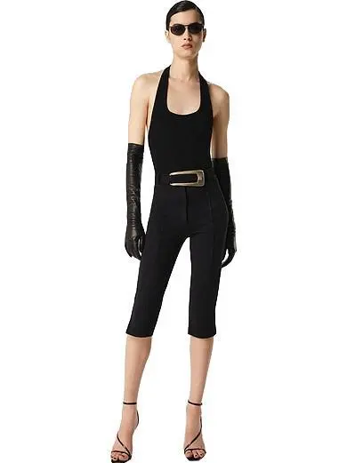 Revolve Blaise Capri Pants - Black