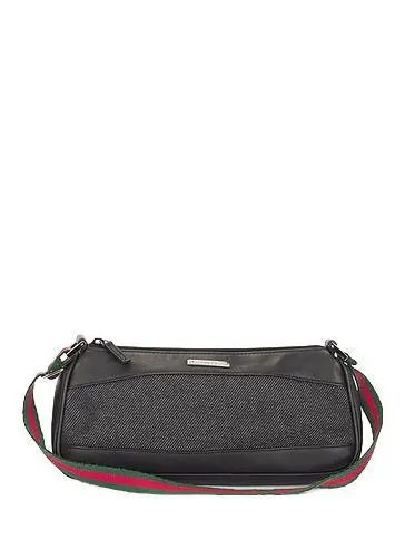 Gucci Denim Pochette Shoulder Bag - Black