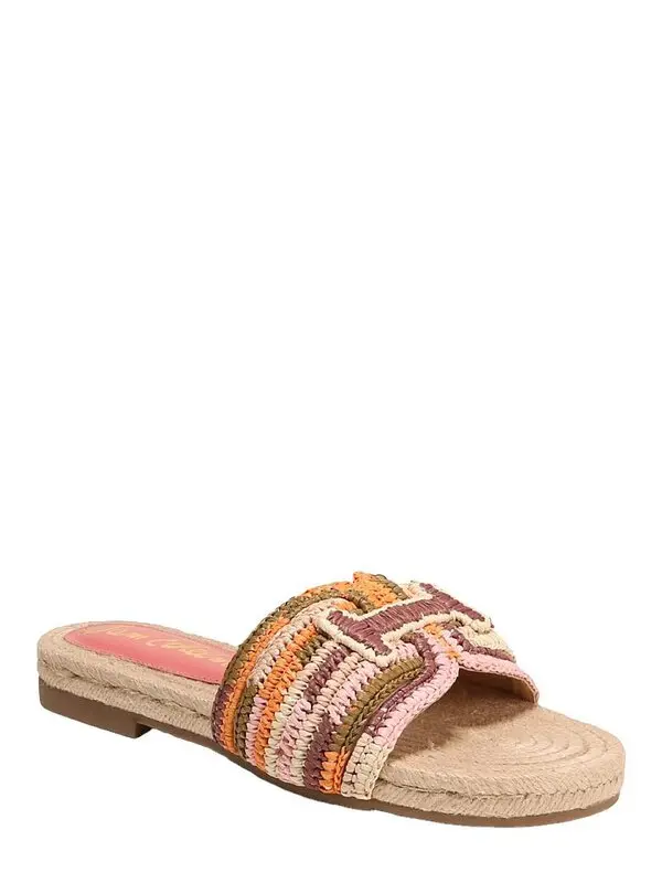 Sam Edelman Miya Woven Slides - Indie Pink Multi