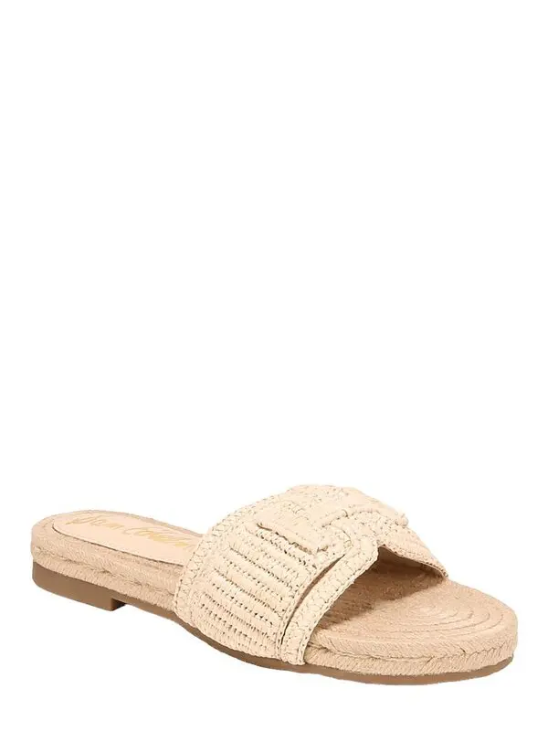 Sam Edelman Miya Woven Slides - Natural