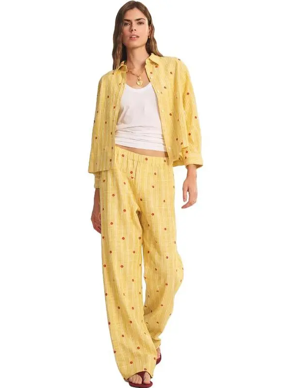 Velvet By Graham & Spencer Madelyn Pant - Yellow