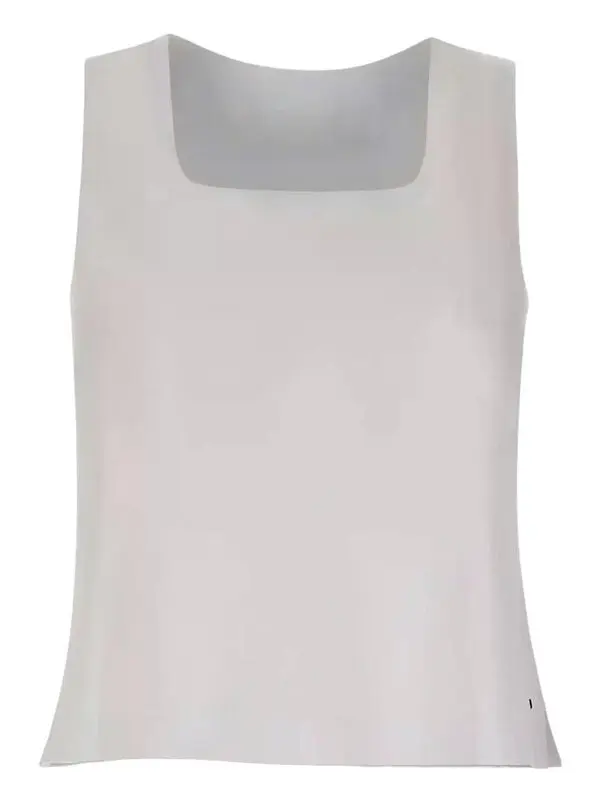 RRD Square-neck Sleeveless Top - White