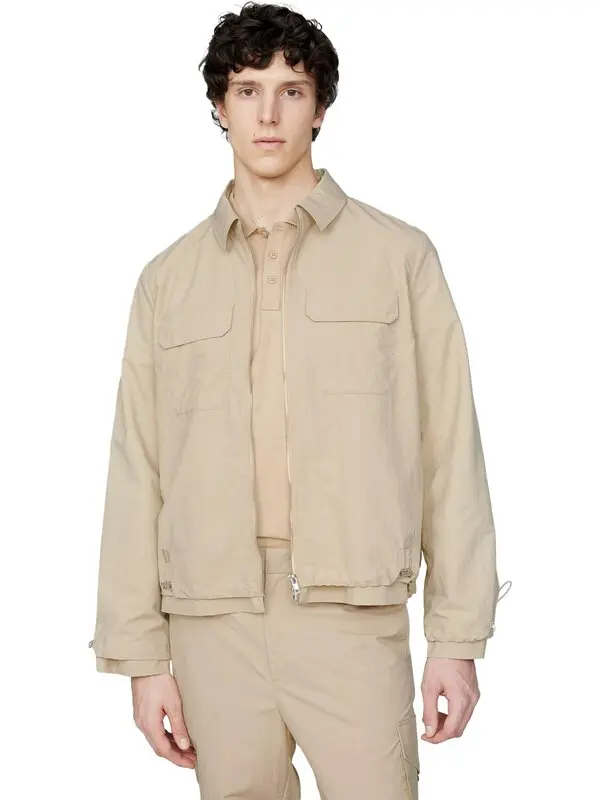 ATM Anthony Thomas Melillo Nylon Ripstop Jacket - Macadamia