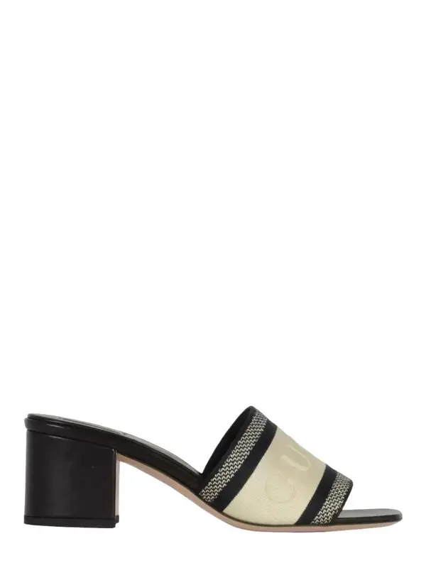 Gucci Logo-band Sandals - Neutrals
