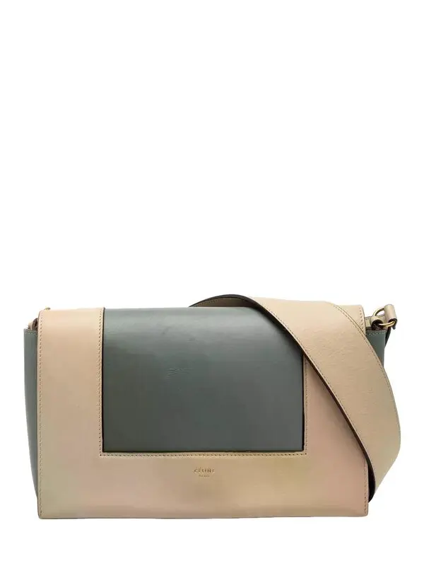 Celine 2018 Leather Frame Shoulder Bag - Blue