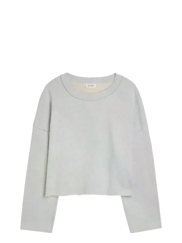 American Vintage Dantown Frayed Sweatshirt - Blue