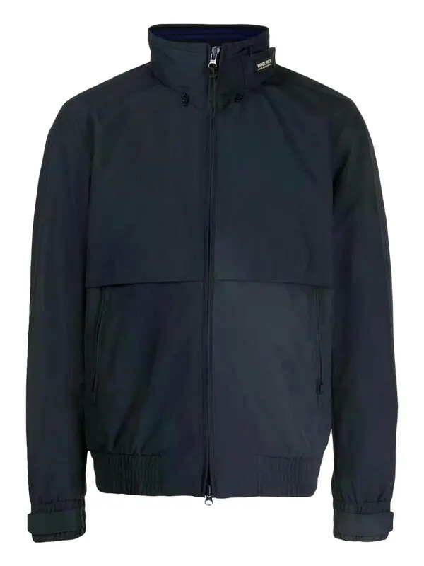 Woolrich High-neck Zip-up Jacket - Blue