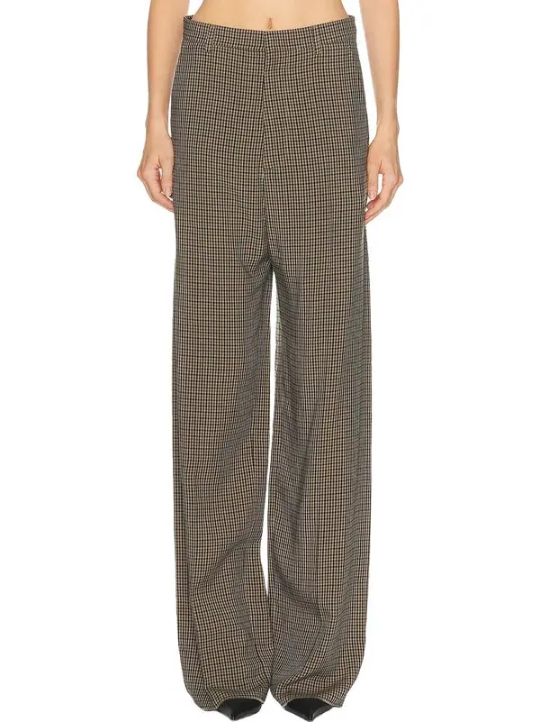 Balenciaga Large Tailored Pant - Khaki & Brown