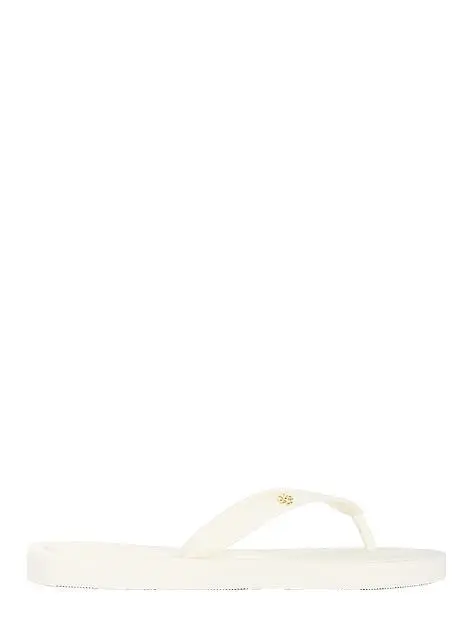 Tory Burch Kira Padded Flip Flop - Ivory & Gold