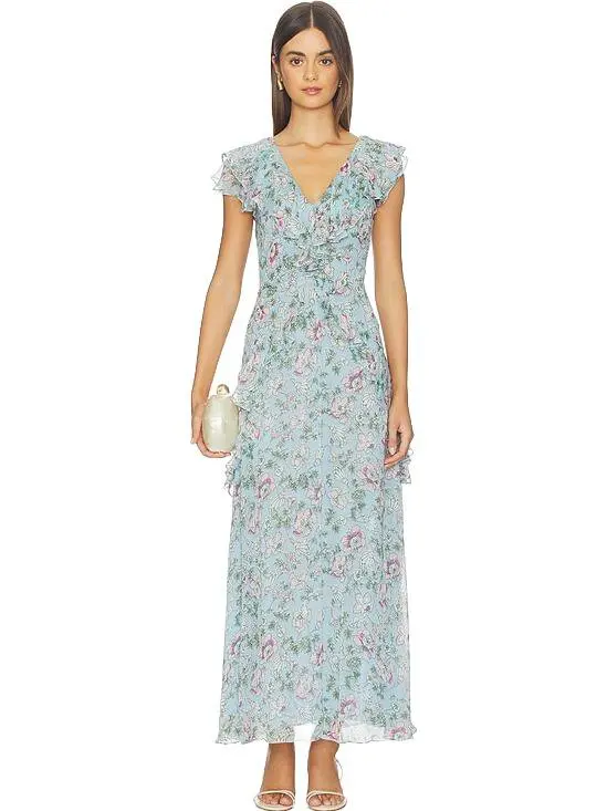 CLEOBELLA Sabina Ankle Dress - Luna Floral Print