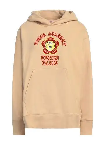 Kenzo Flocked French Terry Hoodie - Beige