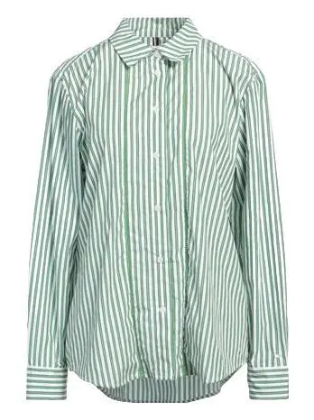 Tommy Hilfiger Cotton Striped Shirt With Lace Trims - Green