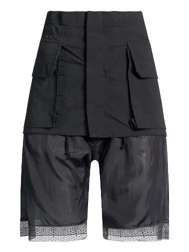 MAISON MARGIELA Satin Shorts - Black