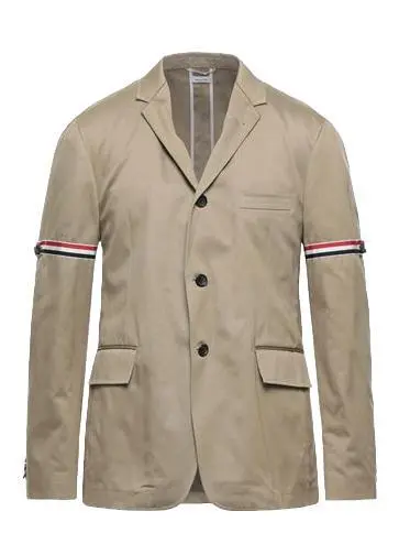 Thom Browne Cotton Twill Blazer - Beige