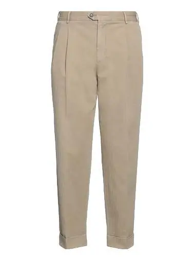 PT TORINO Cotton-linen Blend Pants - Beige