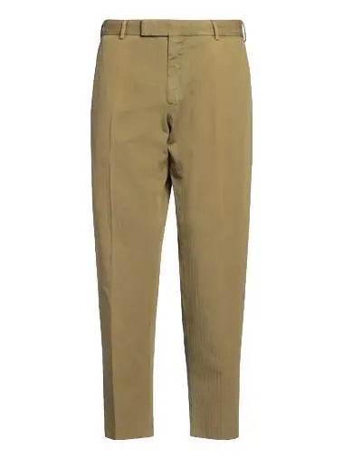 PT TORINO Cotton Linen Blend Chino Pants - Military Green