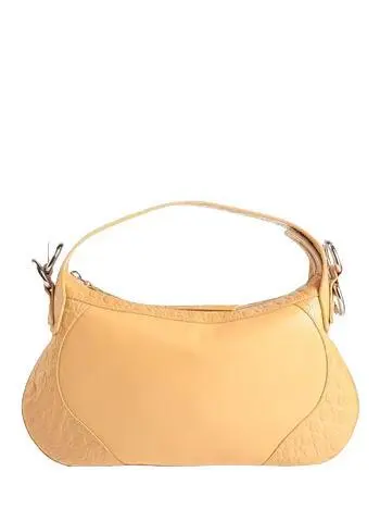 By Far Leather Baguette Bag - Beige