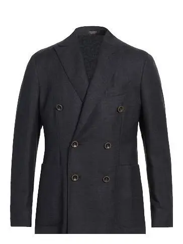 Peserico Midnight Virgin Wool Blazer - Blue