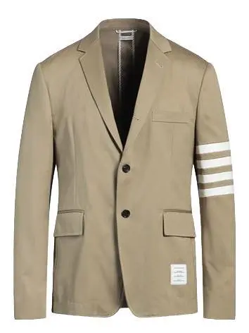 Thom Browne Single-breasted Twill Blazer - Beige