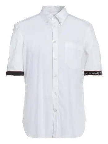 Alexander McQueen Shirt Size Cotton, Elastane, Polyester - White