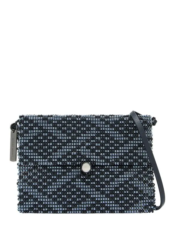 Giorgio Armani Beaded Crossbody Bag - Black