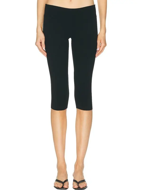 TOTEME Capri Knit Legging - Black