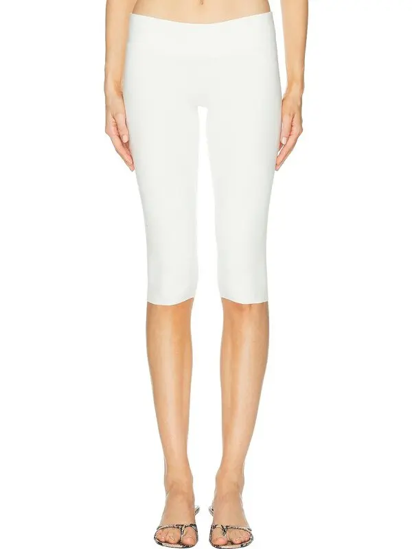 TOTEME Capri Knit Legging - Off White
