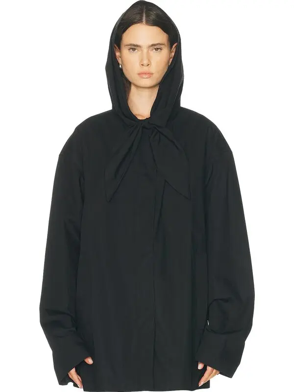TOTEME Technical Scarf Jacket - Black