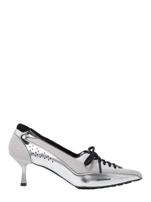Casablanca Heeled Sneaker Pumps - Multicolor