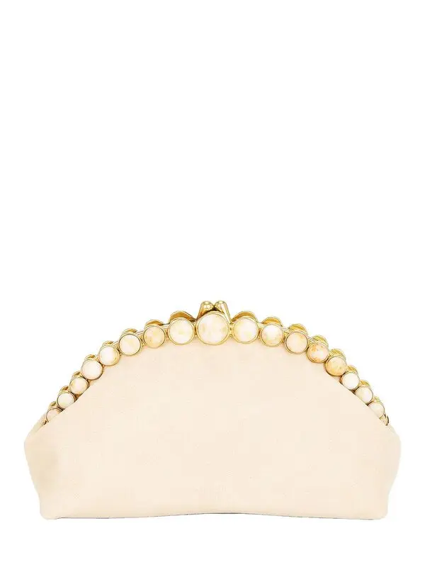 Cult Gaia Una Clutch - Sand