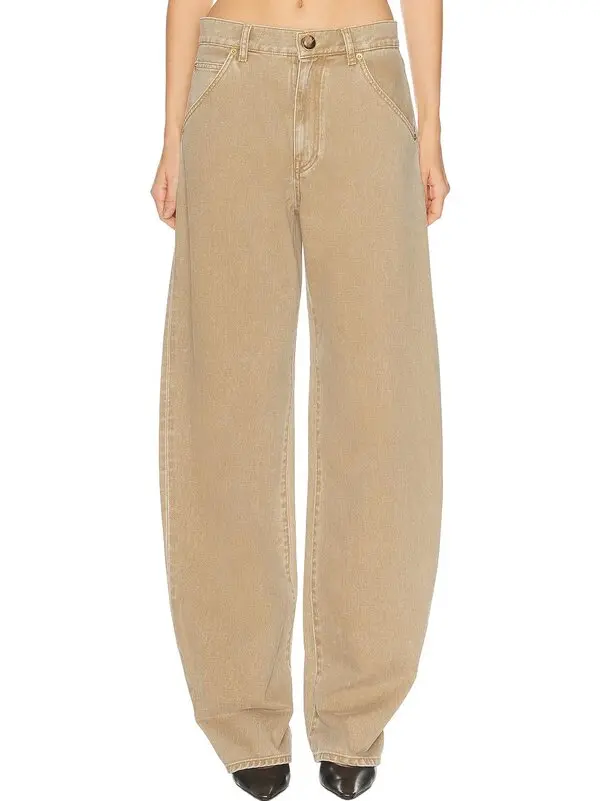 DARKPARK Khris Barrel Leg Jeans - Camel