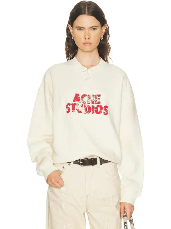 Acne Studios Fern Sweatshirt - Off White